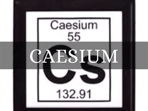 Caesium Atom Power Point Damien King By Damienking