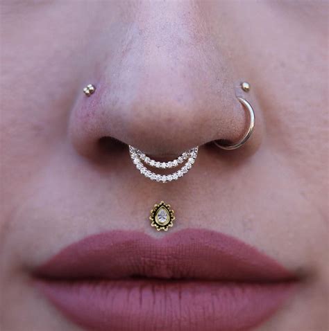 Teardrop Philtrum Jewelry