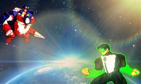 Kyle Rayner Vs Simon The Digger Dc Vs Gurren Lagann The Will To