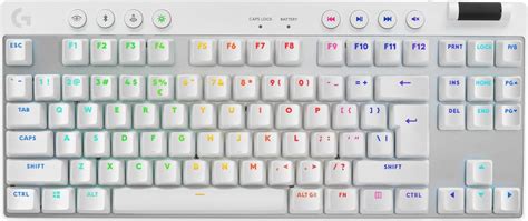 Logitech G Pro X Tkl Lightspeed Gaming Keyboard White Us Intl Tactile Buy Online At Best