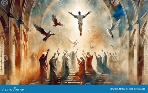 Pentecost The Descent Of The Holy Spirit On The Apostles Digital