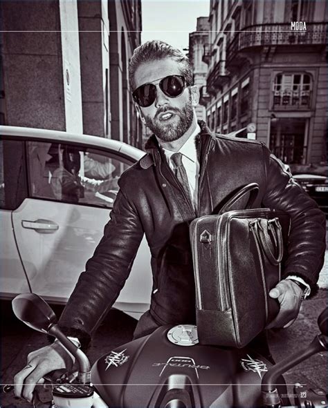 André Hamann Models Suits And Leather Jackets For Sportweek The Fashionisto
