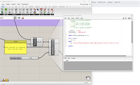 Gh Python I Need To Include A Number From Inputs In An Output Text
