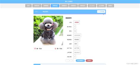 基于ssm的网上宠物店 csdn博客