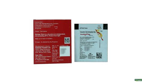 Buy Vomikind Fast 4mg 1 Strip Online At Best Prices Wellness Forever