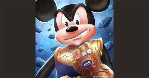 Mickey Mouse Infinity Gauntlet Corbin Vs The World Loudspeaker