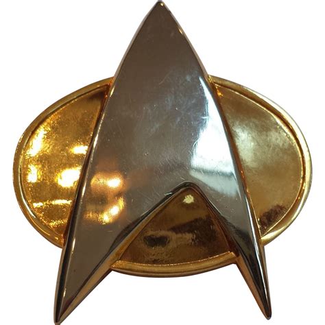 Star Trek The Next Generation Communicator Badge Sold On Ruby Lane