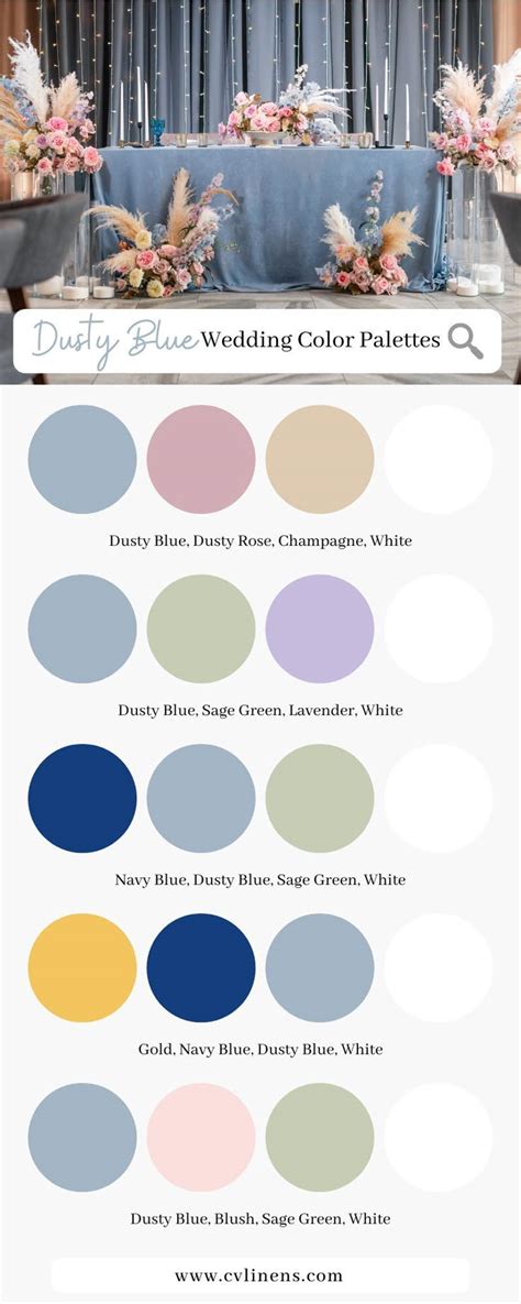 The Ultimate Dusty Blue Wedding Color Schemes For Spring And Summer