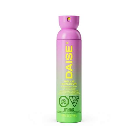 Daise Hello Daise All Body Spray And Deodorant In Raspberry And Mint For 24h Freshness 3 5 Oz 120