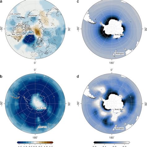 Global And Regional Surface Temperature Anomalies A B Surface Air A