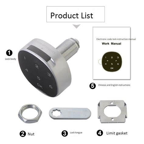 Cabinet Safe Lock Digital Zinc Alloy Digital Passw Grandado