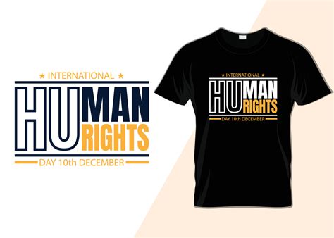 International Human Rights Day 10th December T Shirt Design 15068689