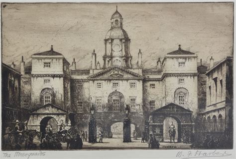 Architectural Etching William F Harber Elaine Phillips Antiques