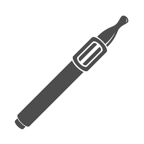 Electric Cigarette Logo Icon Design Premium Vector