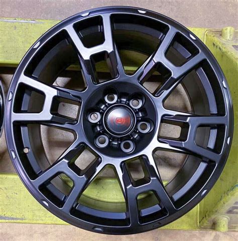 17 Satin Black Wheels For Toyota 4runner Tacoma Gx460 Gx470 Fj 6x139