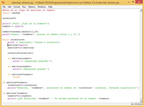 Python Adivina el número Tecnología e Informática