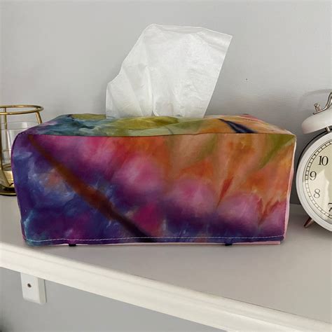 Earthy Tissue Box Cover Sewcial Dyes
