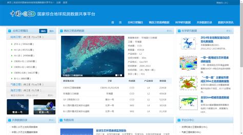 LI Xu s World Data 国家综合地球观测数据共享平台