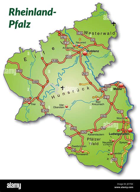Rhineland Palatinate Map
