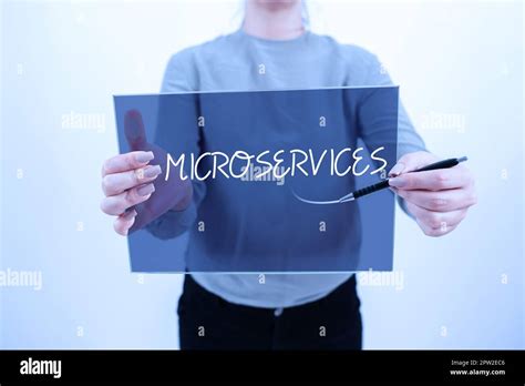 inspiration showing sign microservices conceptual photo software
