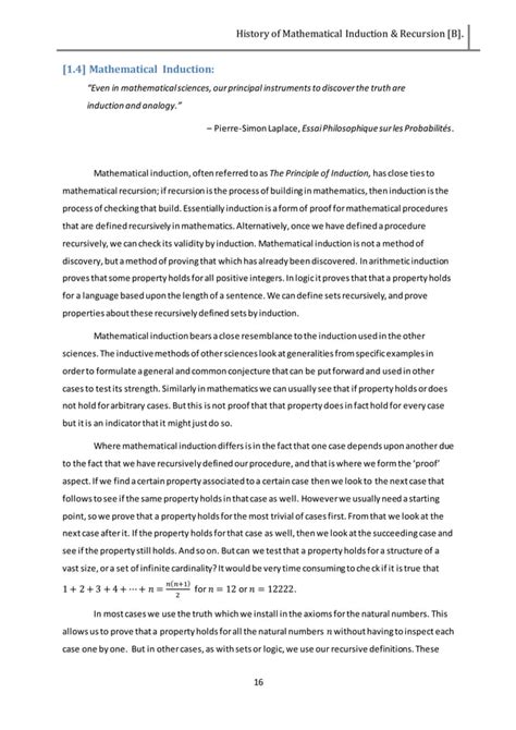 History Of Induction And Recursion B Pdf