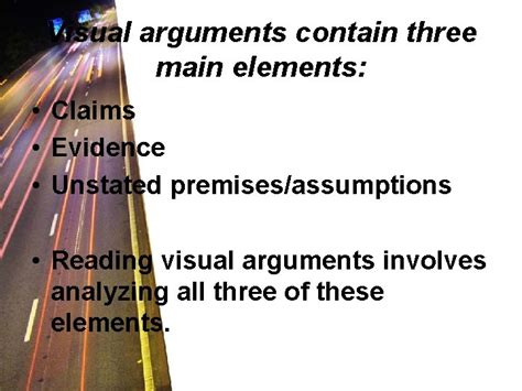 Visual Argumentation Visual Arguments Use Images To Engage