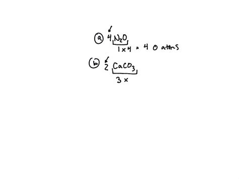 Solved How Many Oxygen Atoms Are In Each Set A Four Dinitrogen