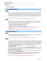 Lab Docx Security Analysis SEC Lab SELinux Part SELinux Part Part A The