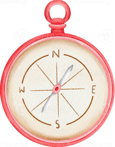 Watercolor Compass Cute Clip Art 16537767 Png