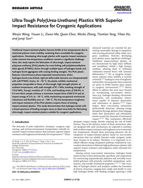 Ultra‐tough Polyurea‐urethane Plastics With Superior Impact
