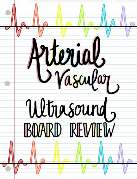Arterial Ultrasound Vascular Study Guide Etsy