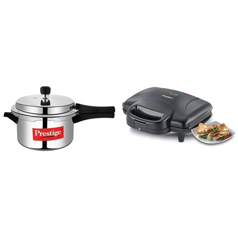 Buy Prestige Popular Aluminium Pressure Cooker 3 Litres Silver