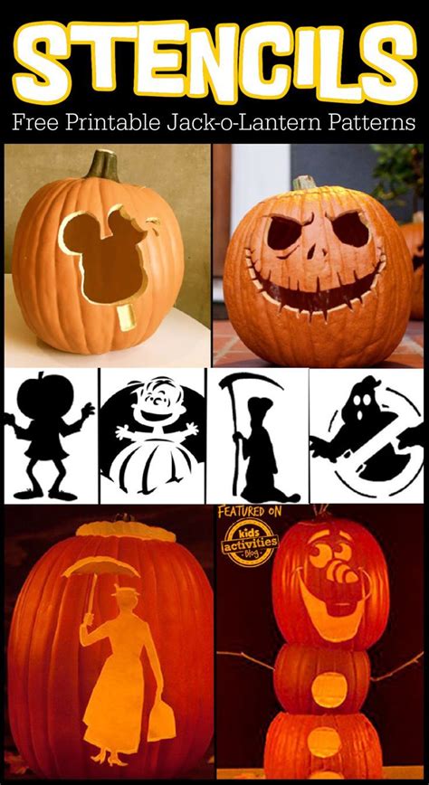 Free Printable Jack O Lantern Stencil Patterns For Creative Diy Projects