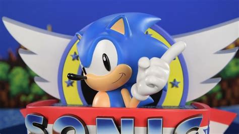 F4f Offers Another Look At Their Sonic The Hedgehog Title Screen Statue Gonintendo