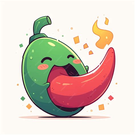 Premium Vector Spicy Jalapeno Popper Appetizer Cartoon Scene