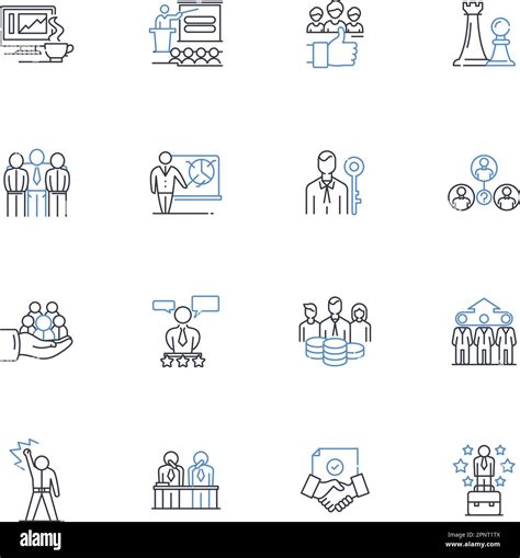 Manipulation Line Icons Collection Control Influence Deceit Domination Trickery Coercion