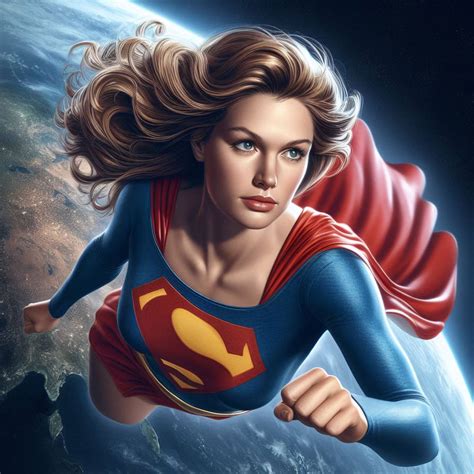 Supergirl Flying In Outerspace3 By Necromancer Rev On Deviantart