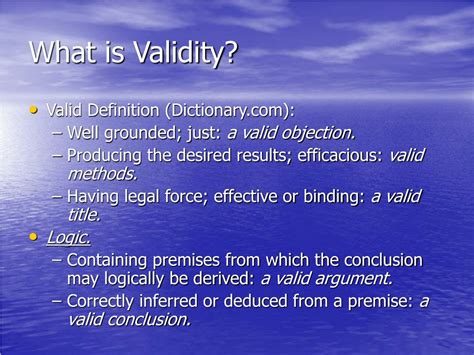 Ppt Importance Of Validity In Research Powerpoint Presentation Free