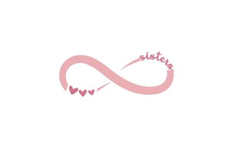 Sisters Infinity Symbol Svg Cut File By Creative Fabrica Crafts