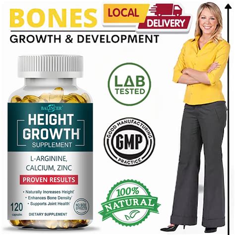 Bone Growth Booster Supplement Naturally Increases Height Improves