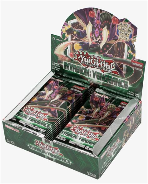 Yugioh Konami Yu Gi Oh Invasion Vengeance Booster Box 24 Free