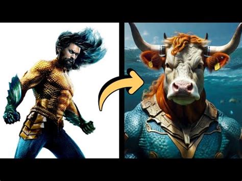 Marvel And Dc Characters Are Transformed Into Cows Youtube