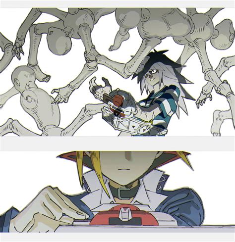 Mutou Yuugi Yami Bakura And Necro Mannequin Yu Gi Oh And 1 More