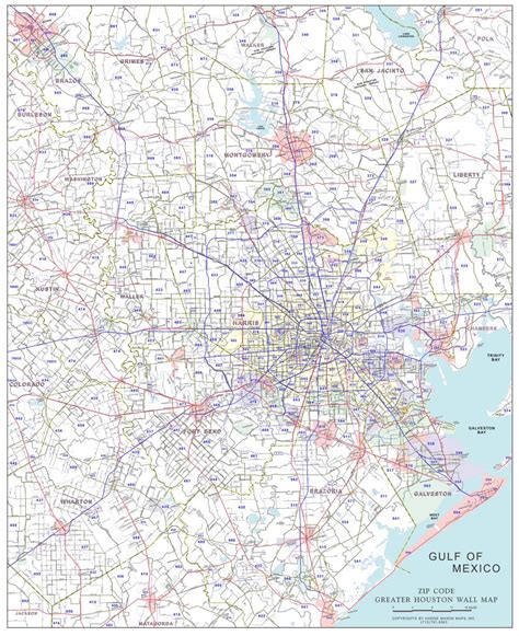 Houston Zip Code Map Pdf Zip Code Map