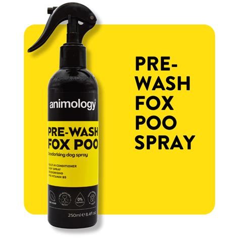 Pre Wash Fox Poo Spray 250ml Animology