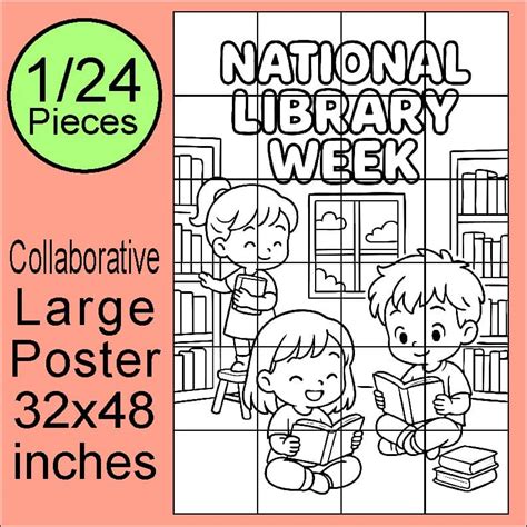 National Library Week Collaborative Poster U S Holiday Learning