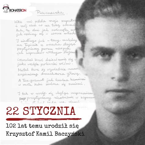 Kulturalni E Nakręceni Krzysztof Kamil Baczyński