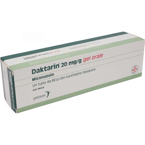 Daktarin Gel Orale 2 Trattamento Candidosi Oro Faringea 80g Gmm