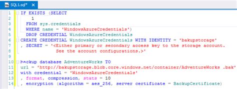 Sql Server A Practical Use Of Backup Encryption Sql Authority With