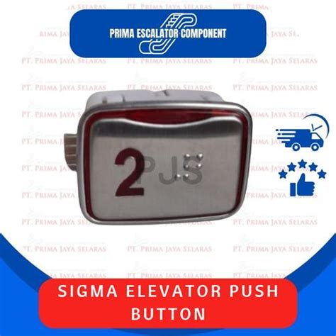 Jual Lift Button Sigmaelevator Push Button Squaretombol Lift Sigma